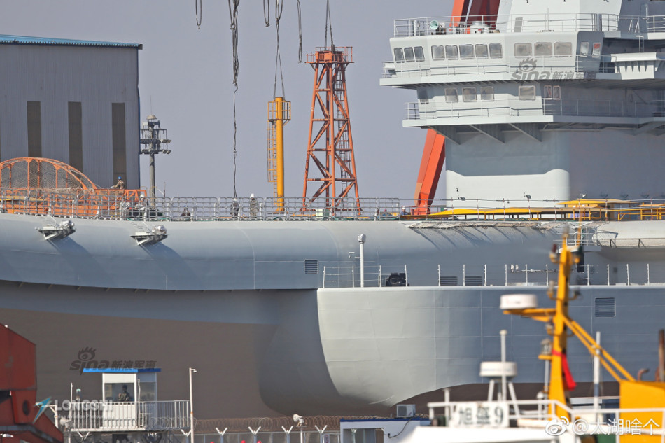 Asian Defence News: Photos of new Chinese aircraft carrier under ...
