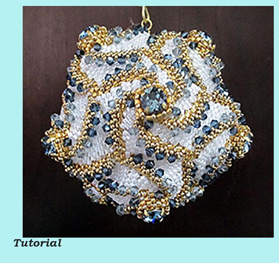 Christmas Ornament Tutorials by Beaded Patterns / The Beading Gem