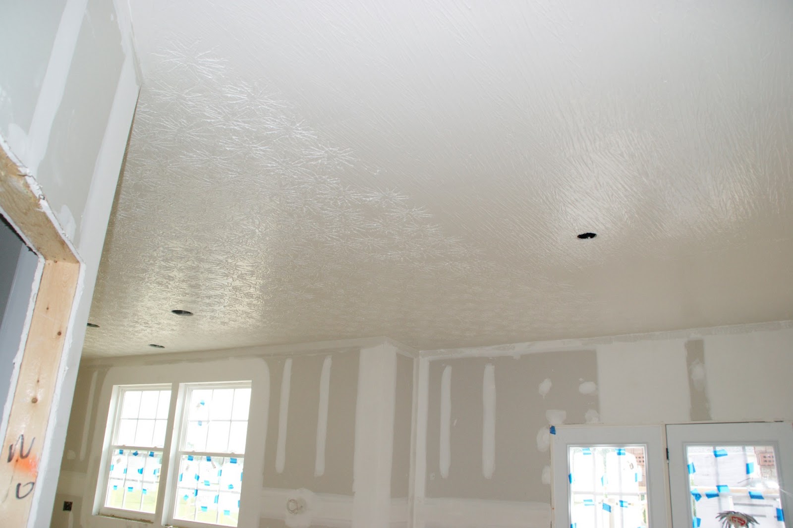 Building our Heavenly Highgrove: Day 54: Ceiling Textured & Final Drywall