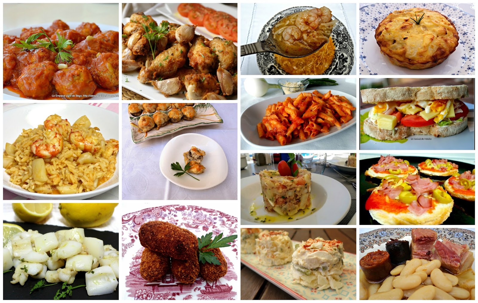 Olor a hierbabuena, recetas de cocina casera.: Menú Semanal nº 1