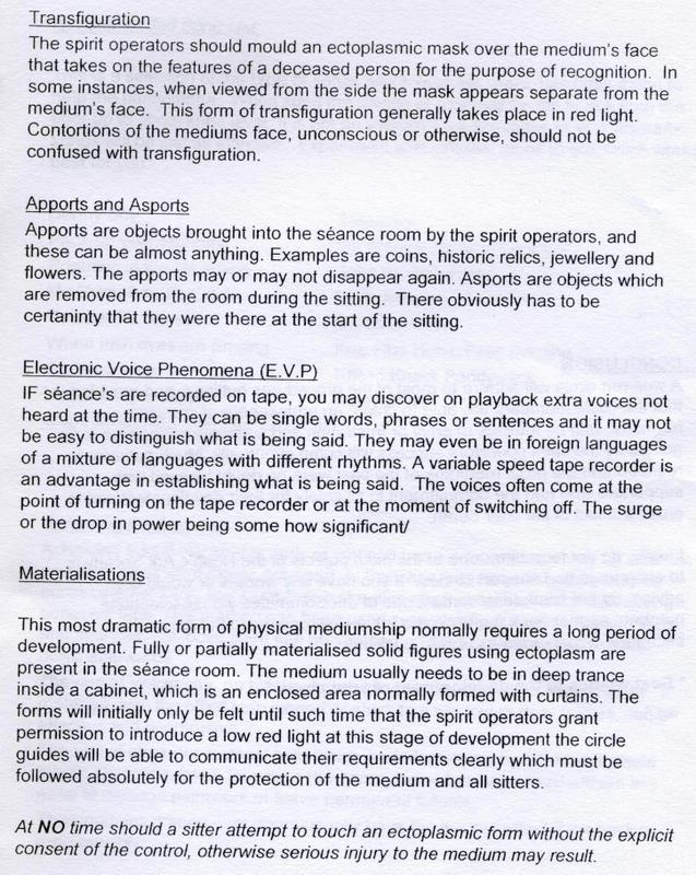 Physical Mediumship Development Guide