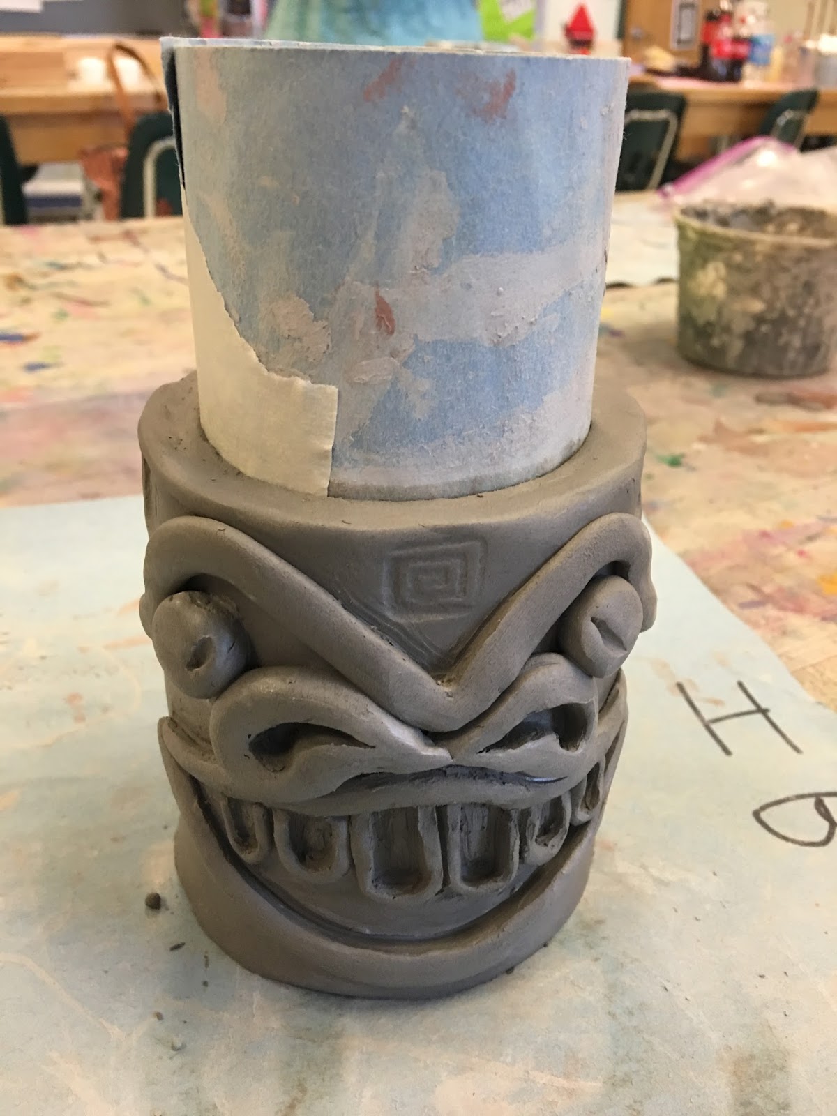 Art Room Blog: Totem Pole Workshop for the Prince William County Art ...
