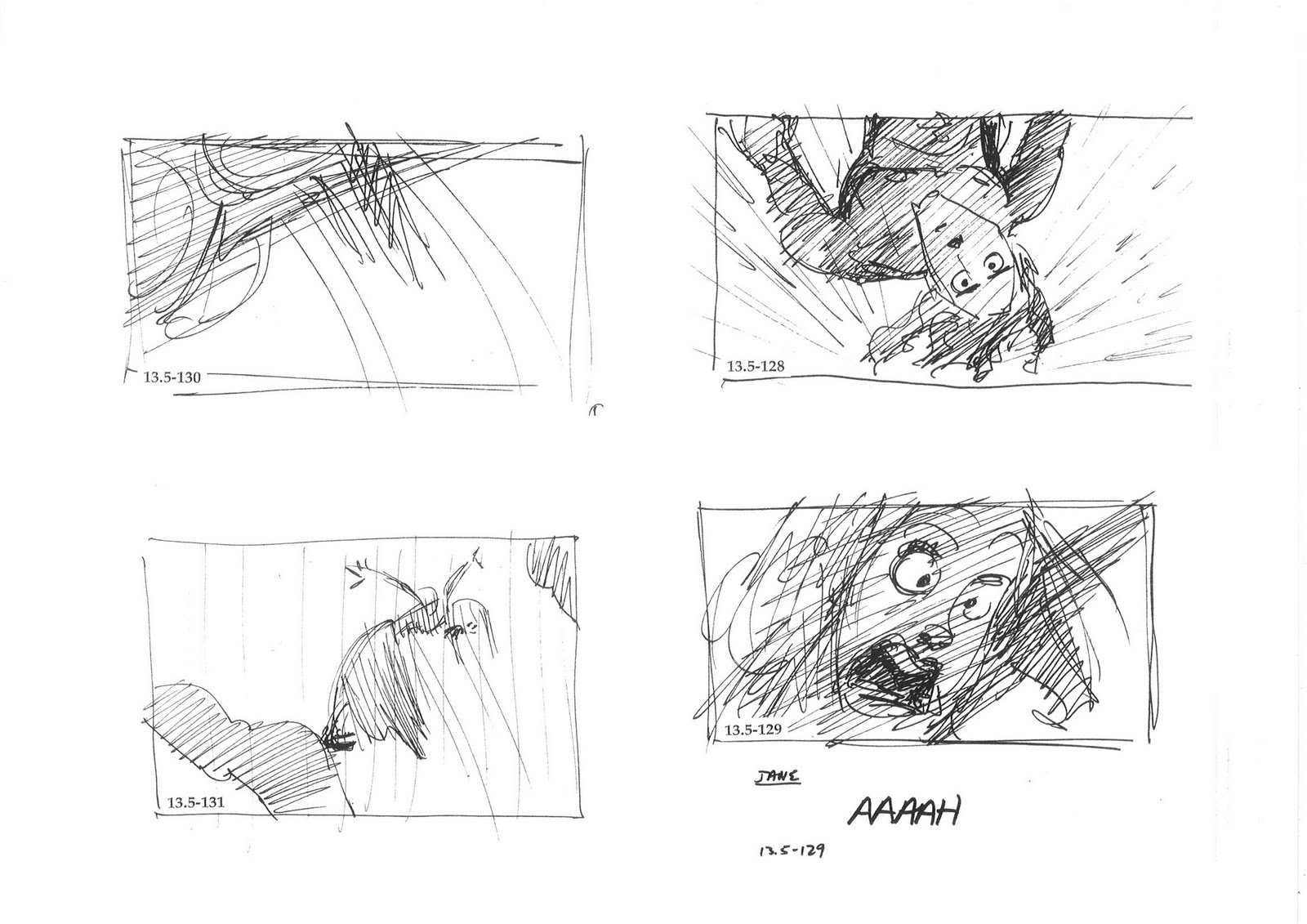 Living Lines Library: Tarzan - Storyboards, Storyboard Sketches