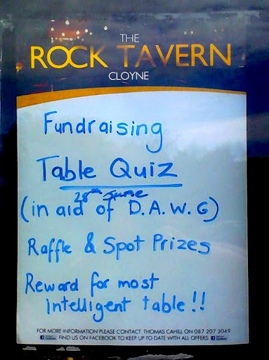 Table Quiz Helper: Using a poster to promote a table quiz