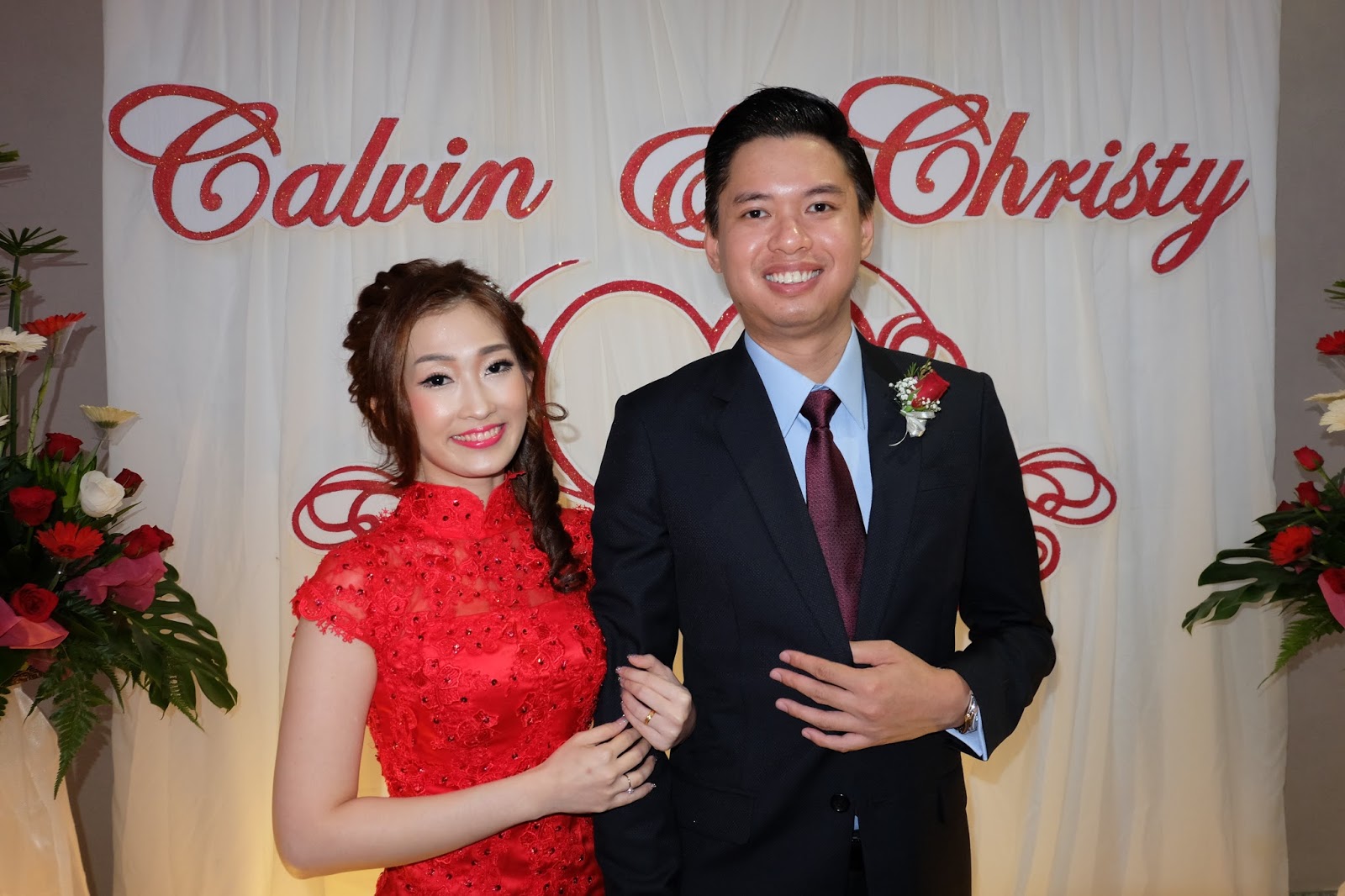 Kee Hua Chee Live!: CALVIN CHEE AND CHRISTY WONG MARRIED IN A LOVELY CEREMONY AT PREMIERE HOTEL ...