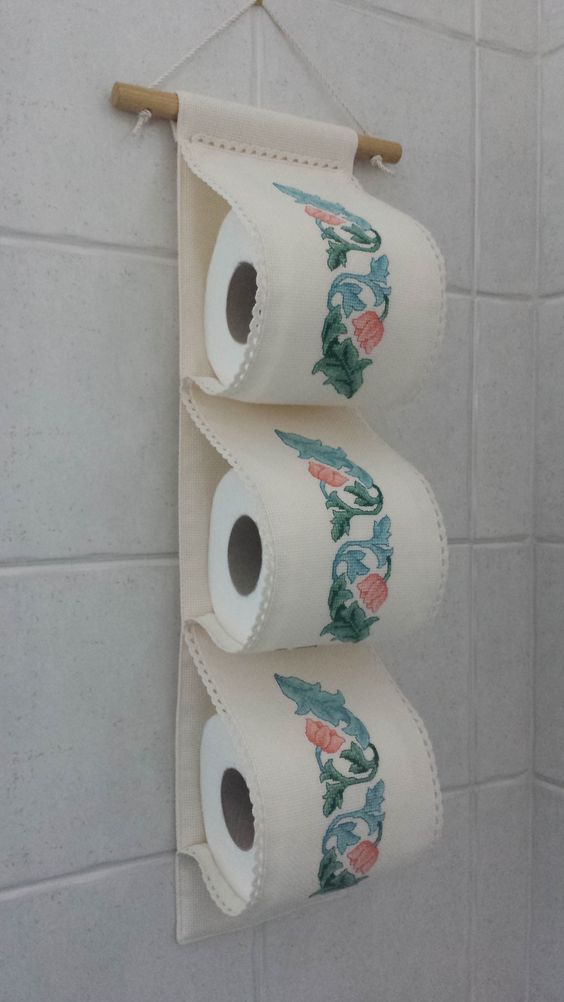 Lindas 10 ideas para hacer porta rollos de papel higiénico con tela ...