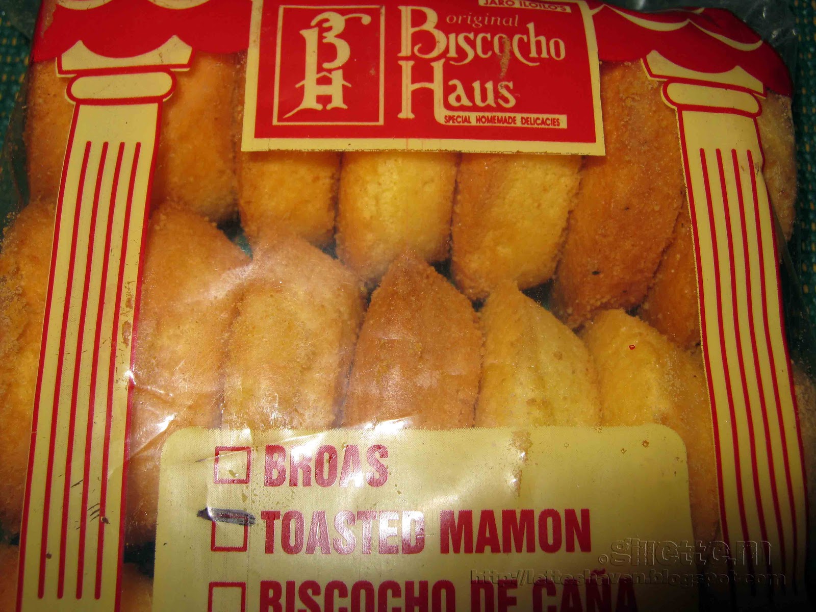 Lette's Haven: Biscocho Haus Toasted Mamon for Merienda