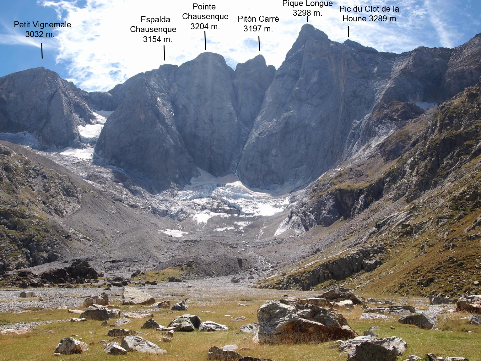 todopirineo: Vuelta al Vignemale-Petit Vignemale 3032m. 1-09-2012