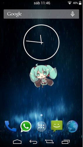 Shimeji Cute Miku Live Wallpaper - Animudesuyo