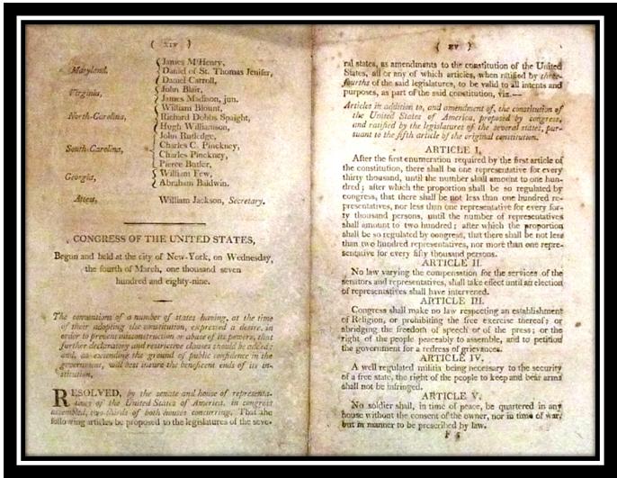United States Constitution and Citizenship Day: Pending and Failed ...