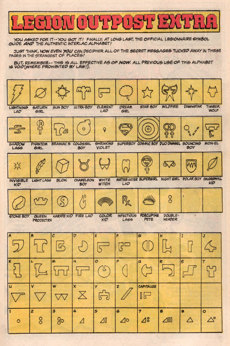 Seduced by the New...: Legionnaire Symbol Guide and Interlac Alphabet