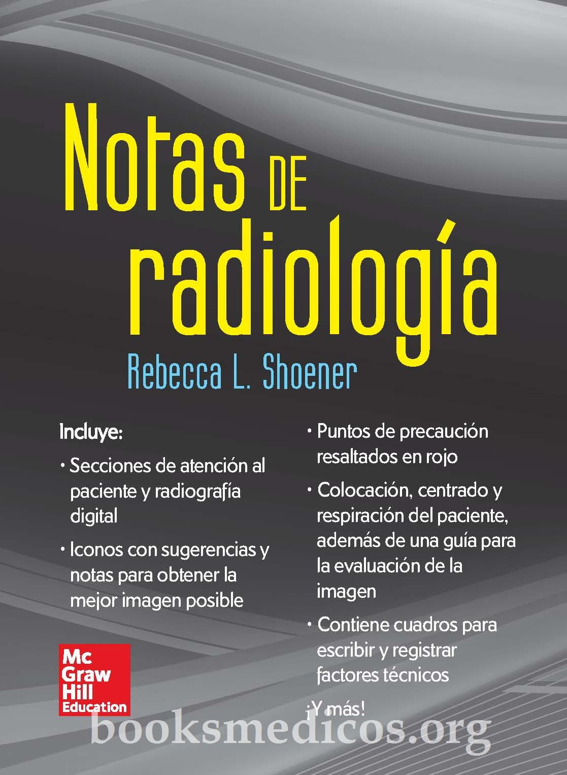 Notas de Radiología Shoener | booksmedicos