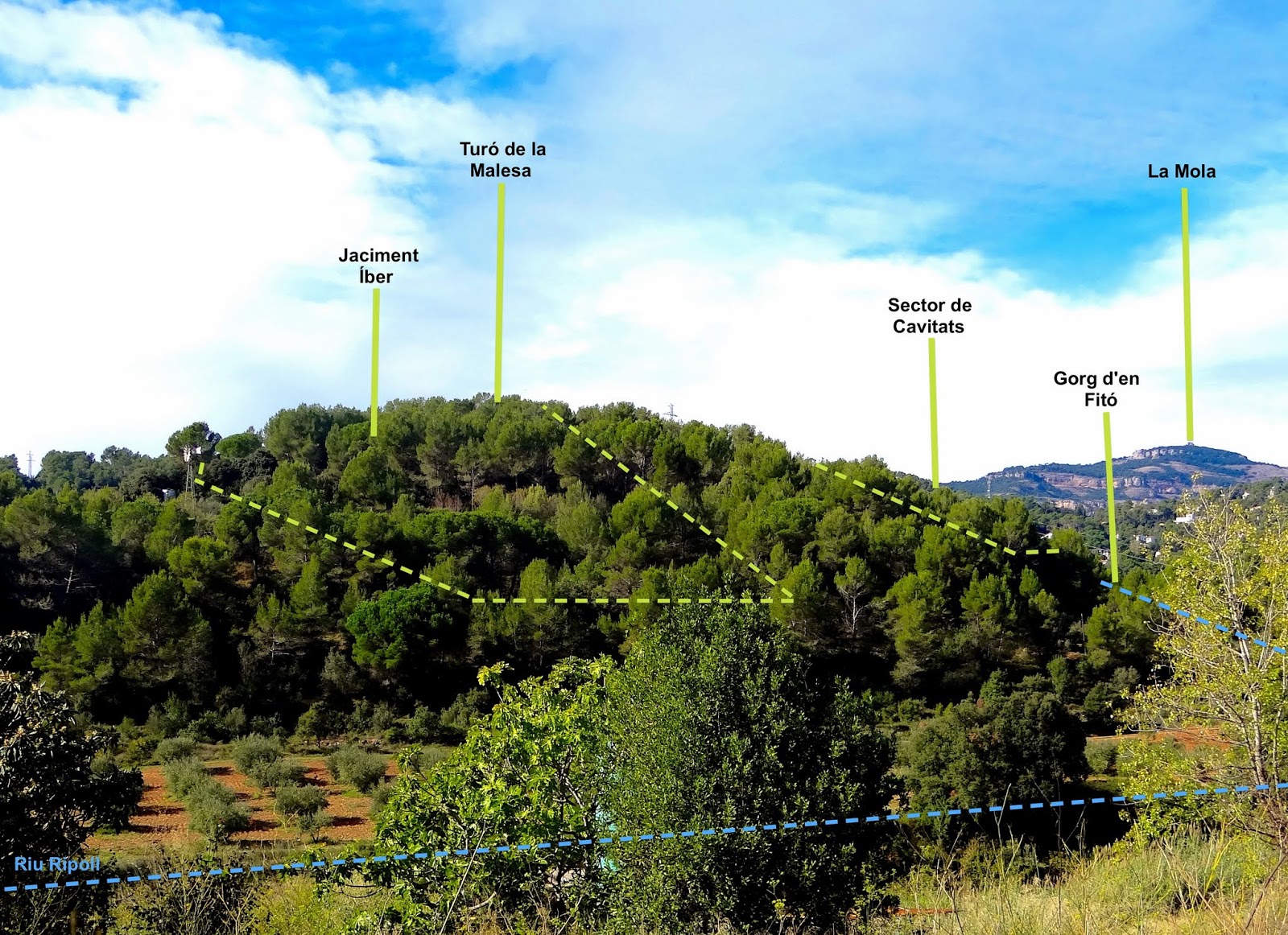 Sant Llorenç del Munt: El Turó de la Malesa: una petita joia plena d ...