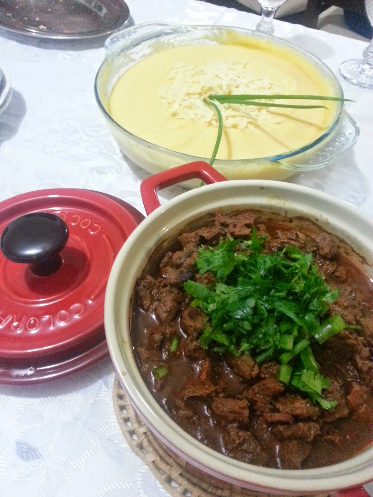 Gastronomia Di Vera: Ragu de Contra Filé e Especiarias com Polenta Mole!