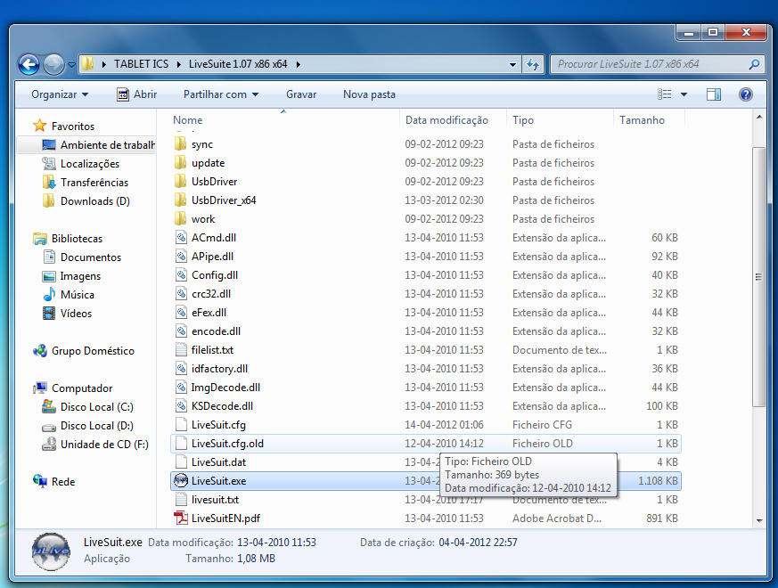MPMAN MID74C: Como instalar uma nova rom