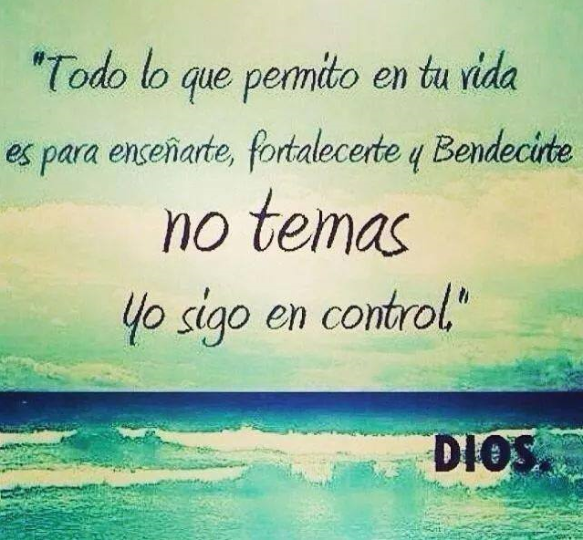 REFLEXIONES: DIOS SIEMPRE TIENE EL CONTROL