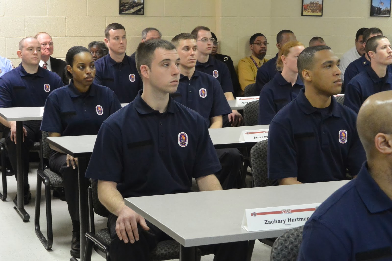 PGFD Career Recruit School #50 Begin Training Academy