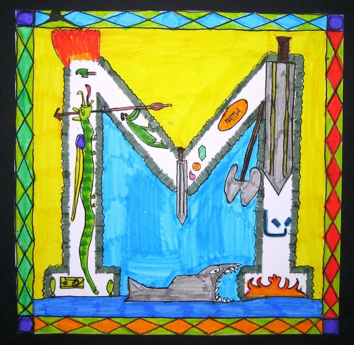 immagin@rti: Dal Medioevo, Lettere Miniate