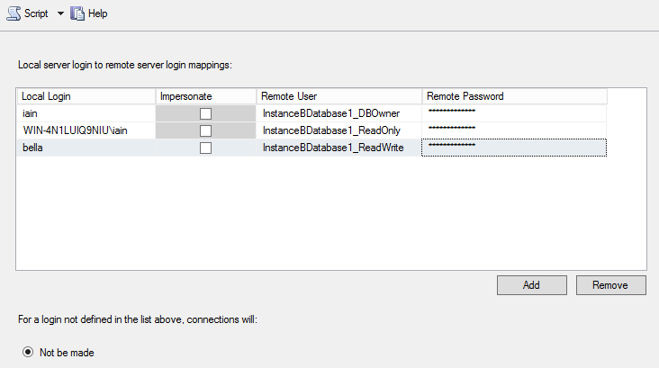 Linked Server Security Sqlservercentral