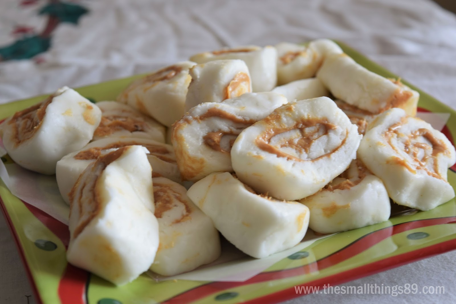 Classic Peanut Butter Pinwheel Candy | The Small Things