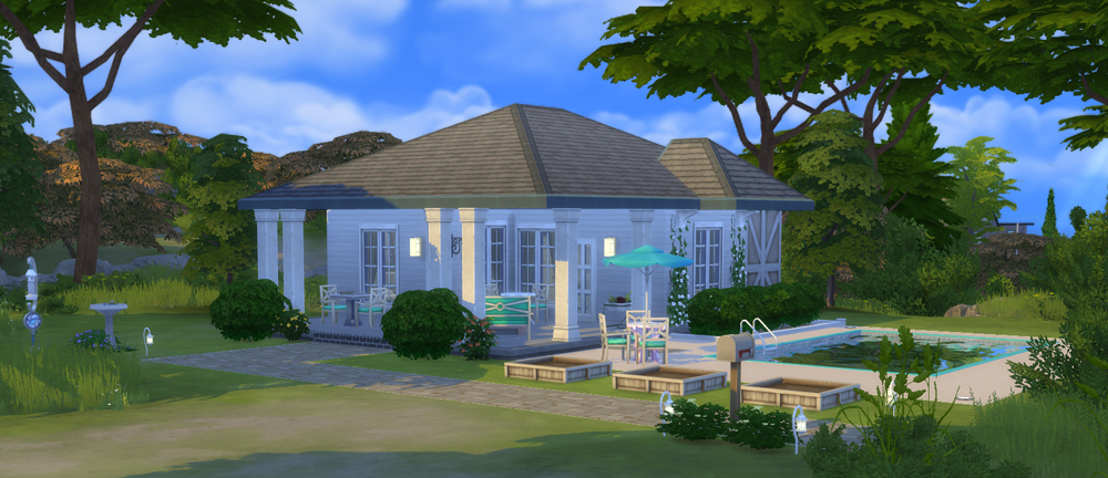 Athsndwords Sims 4 Designs: The Pool House