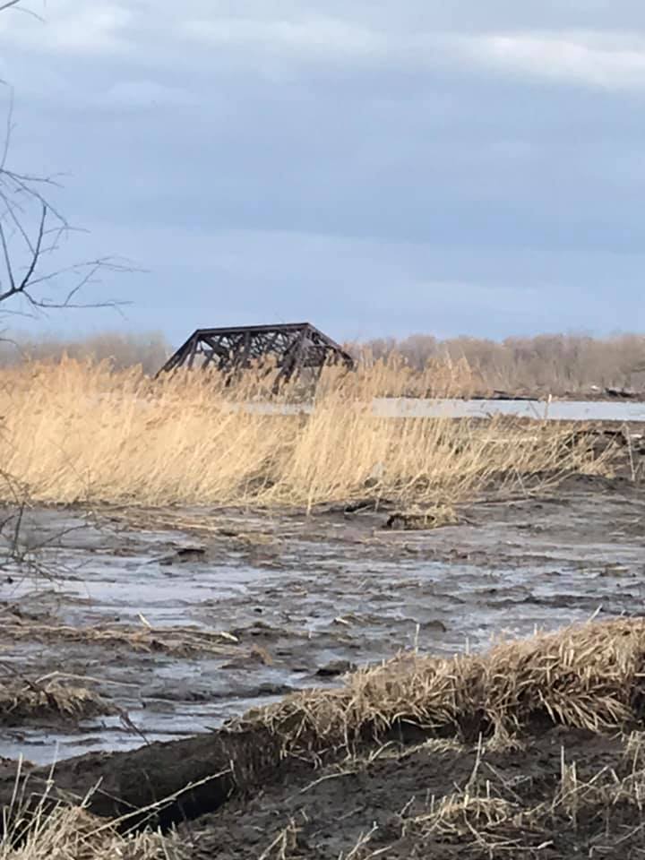 Industrial History: Flood of 2019: Lost/Trail/C&NW Bridge over Niobrara ...