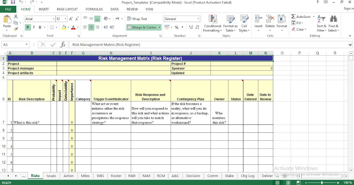 Project Management Free Templates - ENGINEERING MANAGEMENT