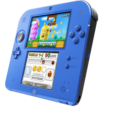 Nintendo anuncia edição do 2DS Electric Blue com New Super Mario Bros ...