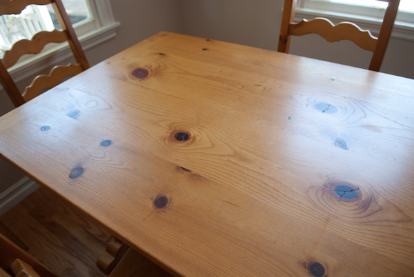 heygreenie: handmade pine kitchen table