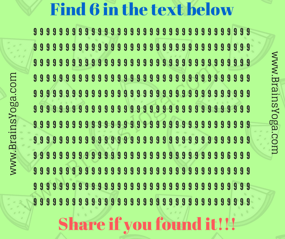 Non-Verbal Hidden Number Puzzle with Answer