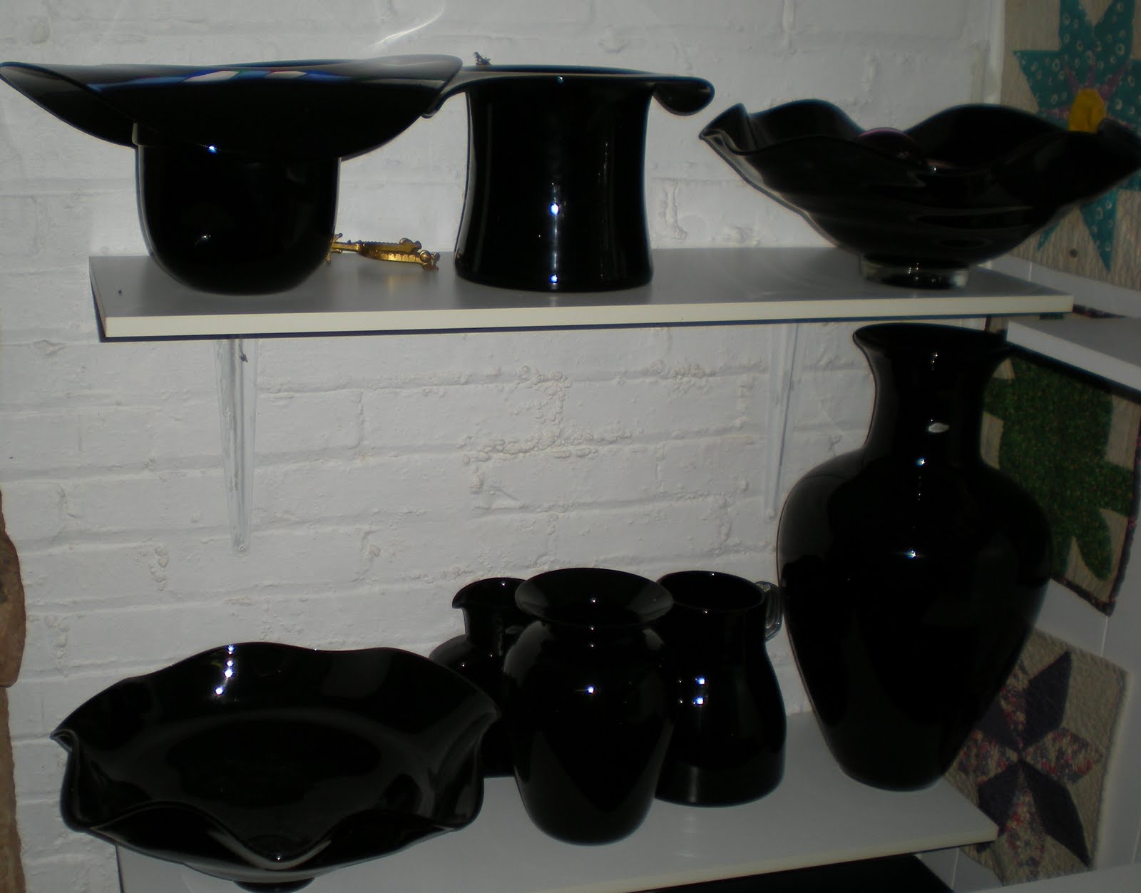 Heart of Glass - Blenko Glass: Black Glass by Blenko Glass