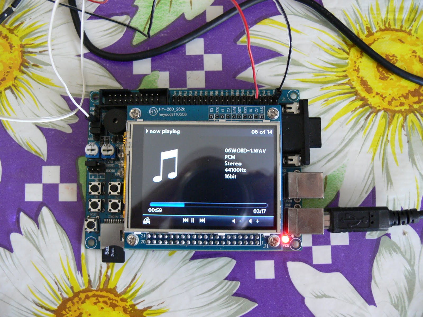 embedded project: STM32: microSD Wav audio player with touchscreen embedded project: STM32: microSD Wav audio player with touchscreen