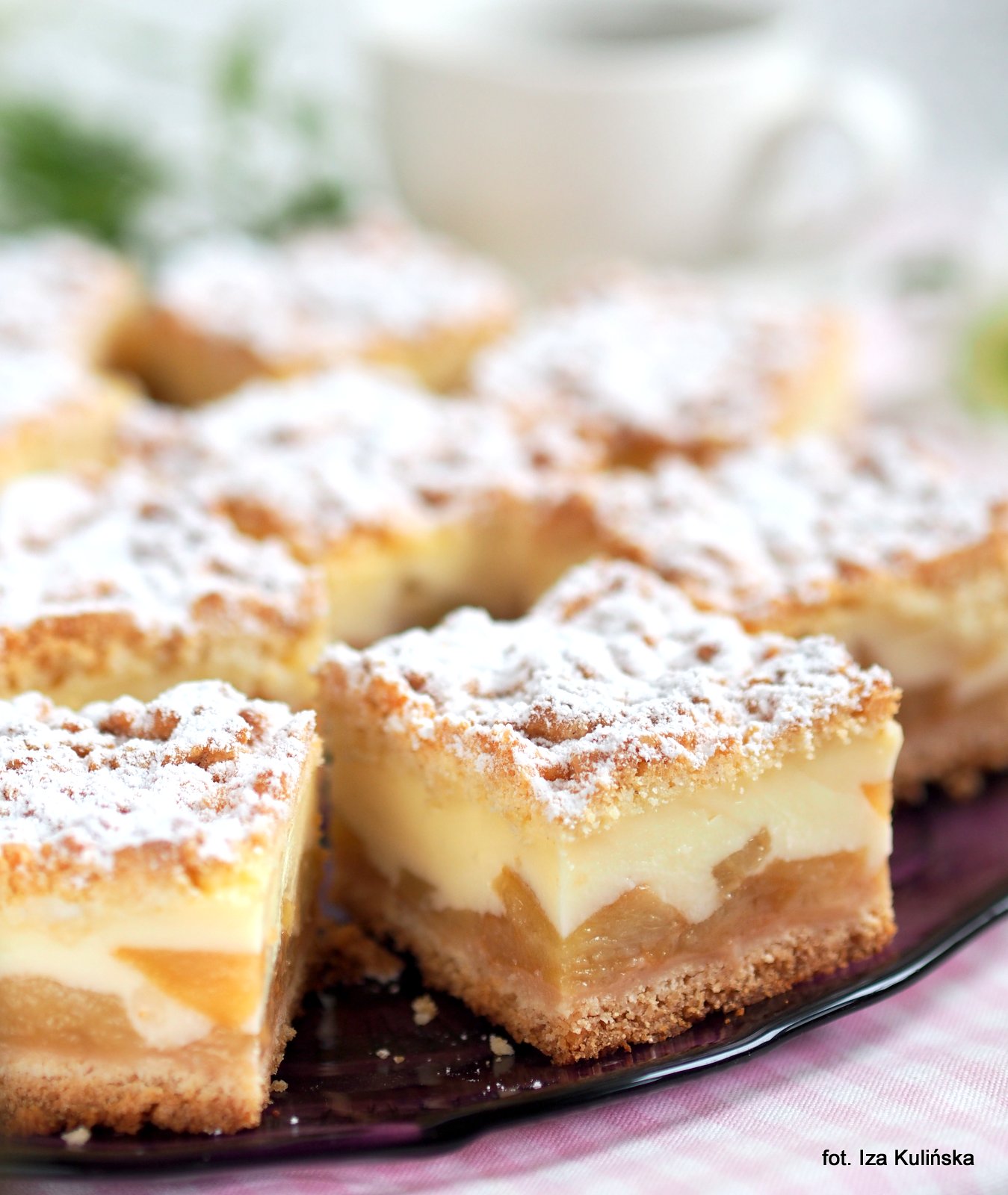 Znowu szarlotka ? Jabłecznik z budyniem | Smaczna Pyza