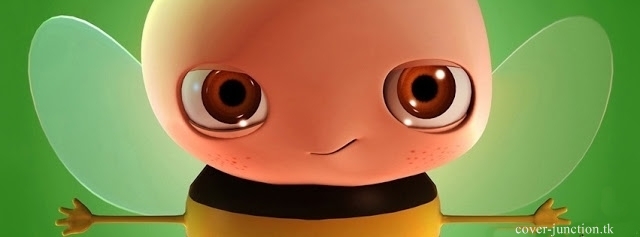 3D Bee Facebook Cover ~ Covers Junction