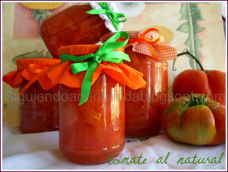 Siguiendo a Nenalinda: Tomate al natural en conserva ...