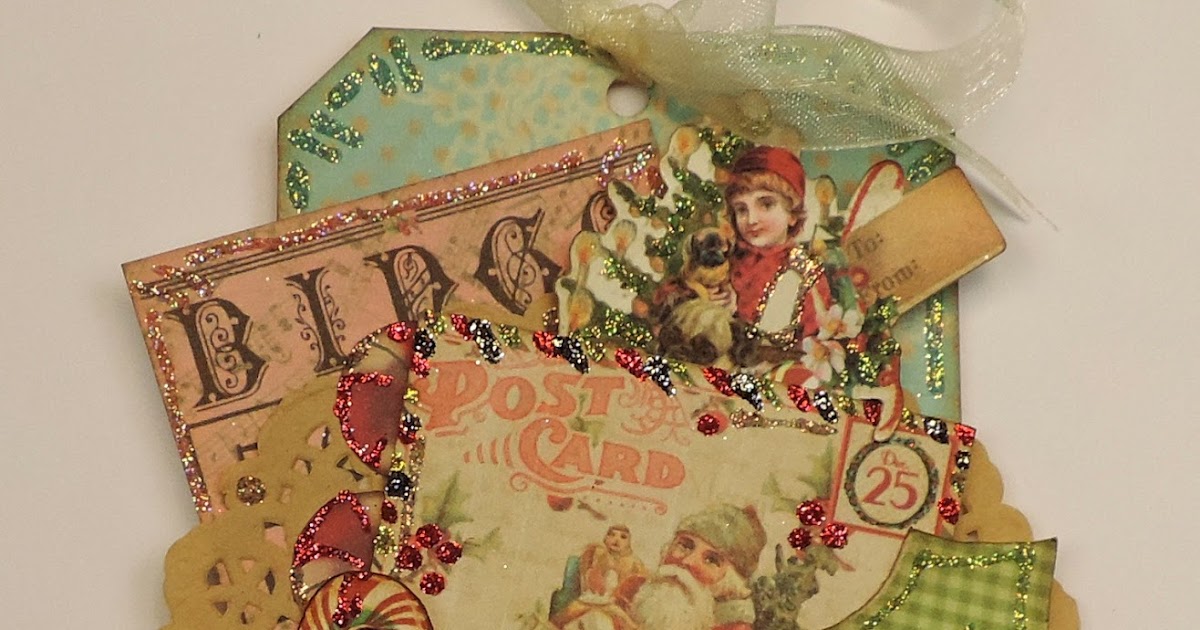 Heather A Hudson: Christmas Tag Tutorial