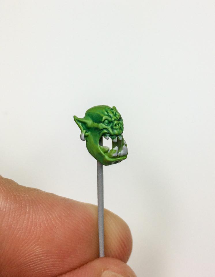 Daemon Inks Studios: Tutorial: Painting Orc/Ork/Orruk Skin By Chris