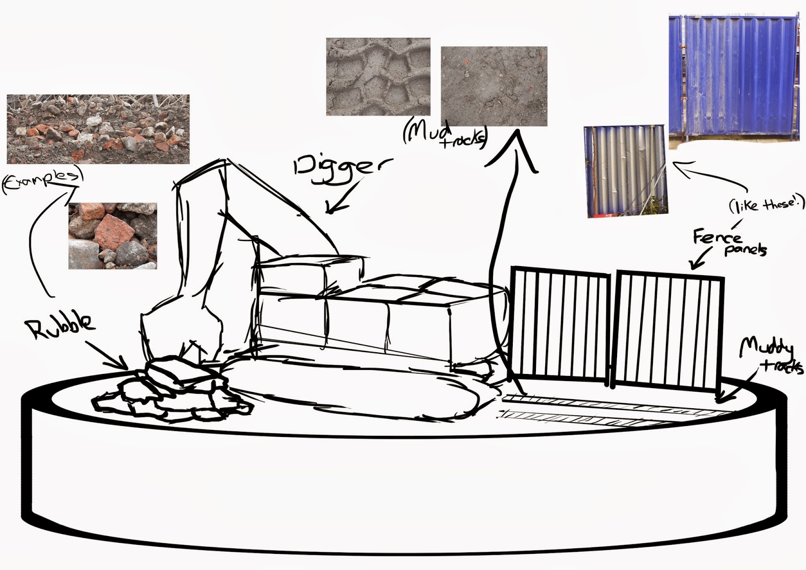Computer Games Modelling - JCB Project: Diorama design