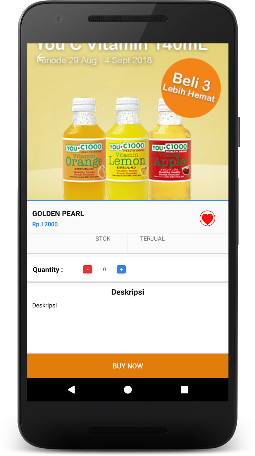 Aplikasi penjualan berbasis android menggunakan material design studi ...