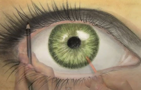 How to Paint a Realistic Eye - Coloring Tutorial - Video Lessons of ...