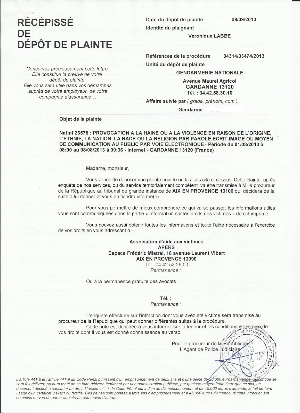 NOTRE ROUTE -Amaro Drom-: Nouvelle Plainte pour incitation à la haine ...