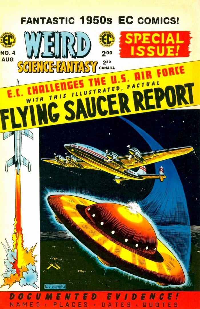 Weird Science-Fantasy v3 #4 - Wally Wood reprints - Pencil Ink