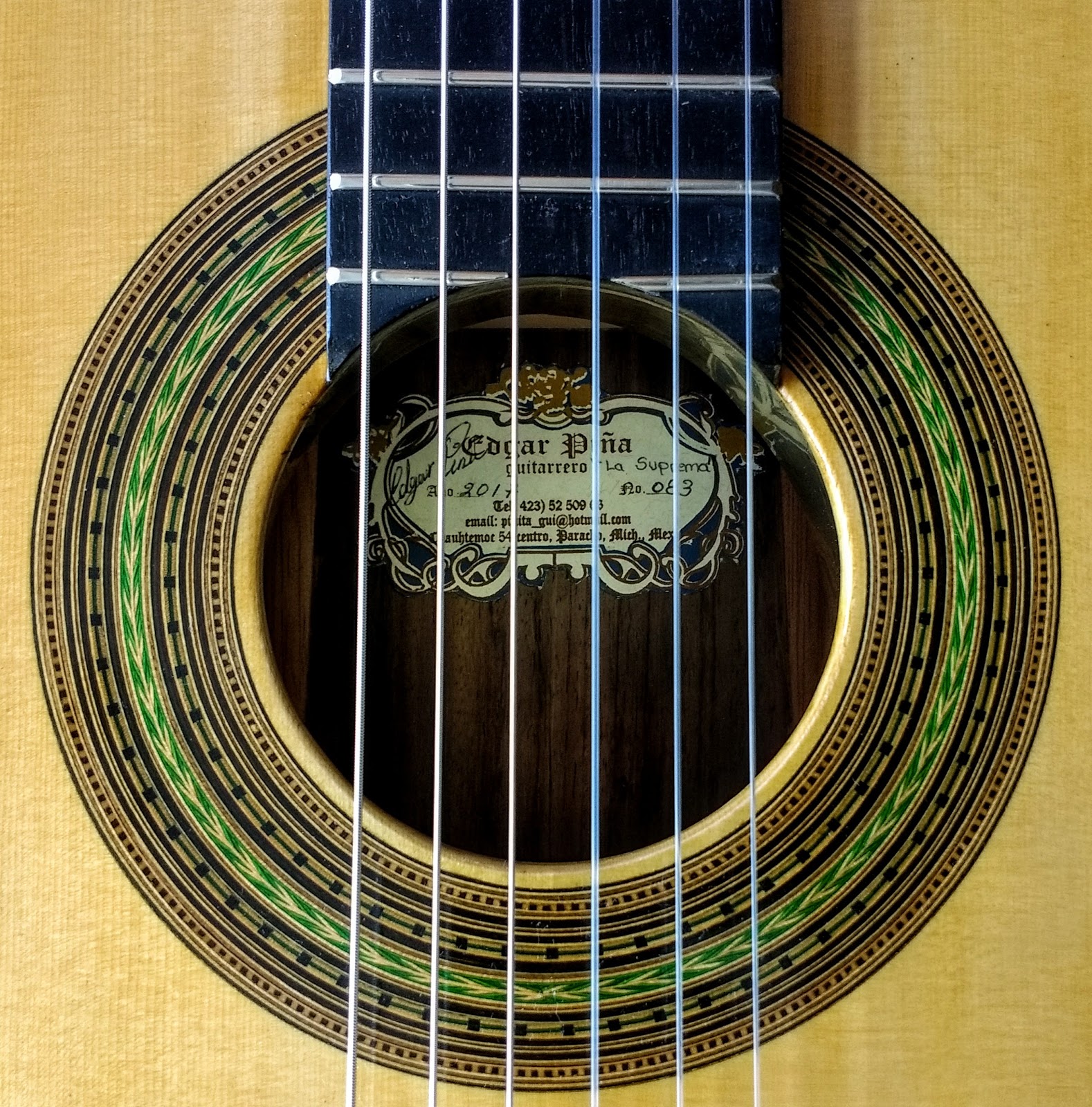 Guitarra De Concierto Modelo Torres 1864 "SUPREMA" - Paracho, Mich.