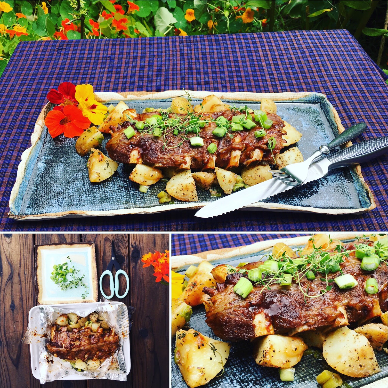 Avanti Cafe Musings: BBQ Marinated Ribs & Baby Spuds :: Chef Mark ...