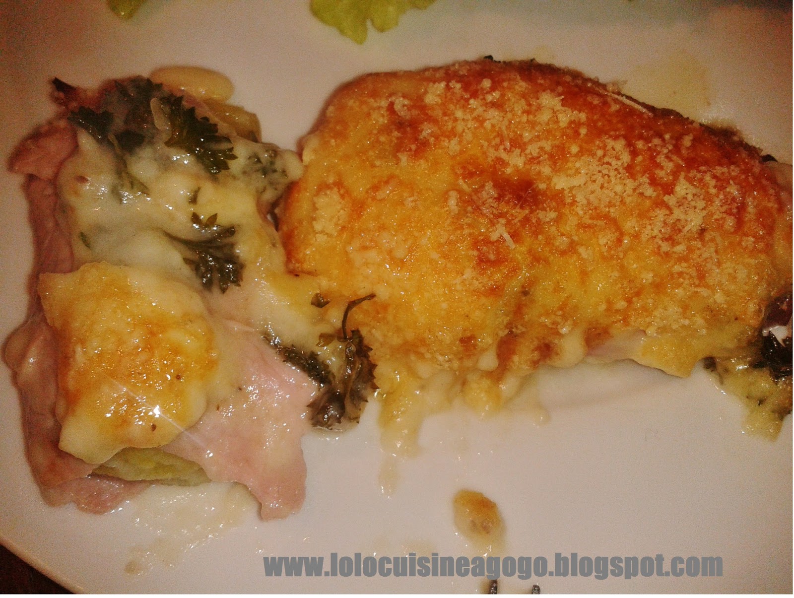 Lolo cuisine à gogo: Poireaux au jambon et sa béchamel persillée