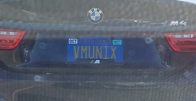 Fountainhead: Only in Silicon Valley: License Plate Sightings in the Field