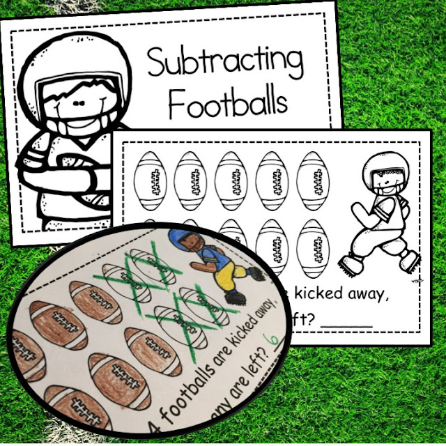 Football Themed Activities Pack and A FREEBIE | The Barefoot Teacher
