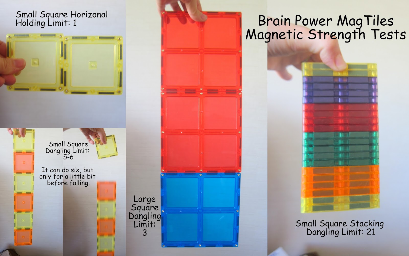 Bluntly Reviewed: Mega Magnetic Tile Review Series: Brain Power MagTiles