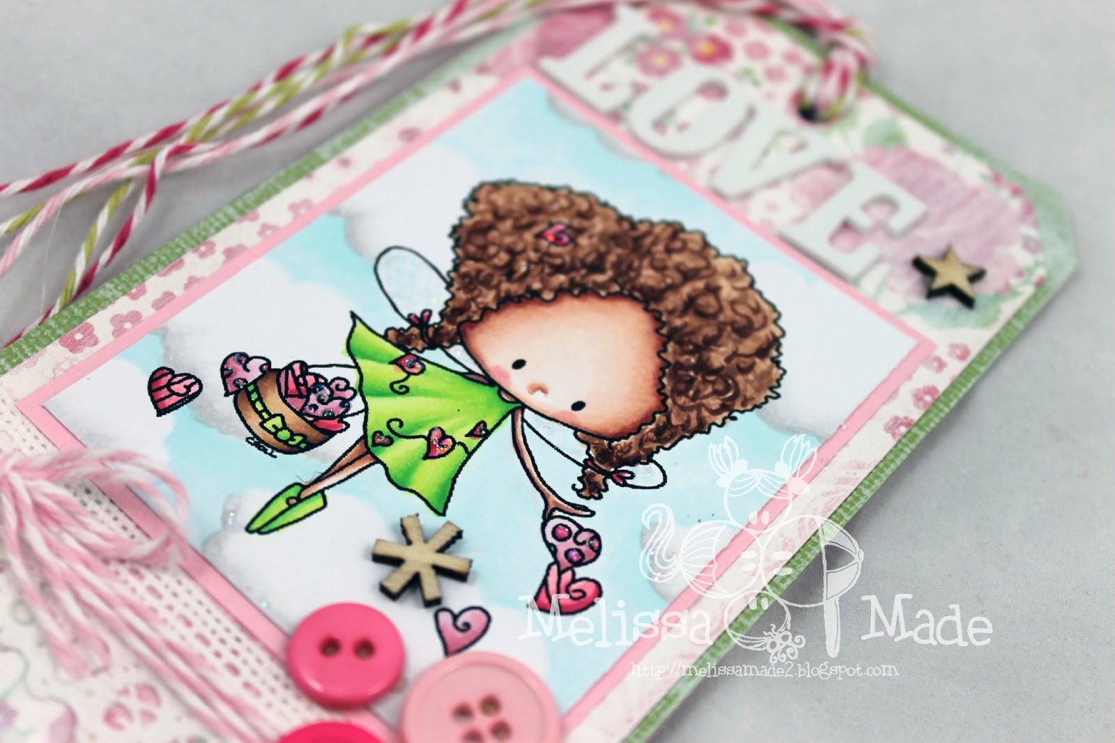 Melissa Made: Love You Pixie Tag