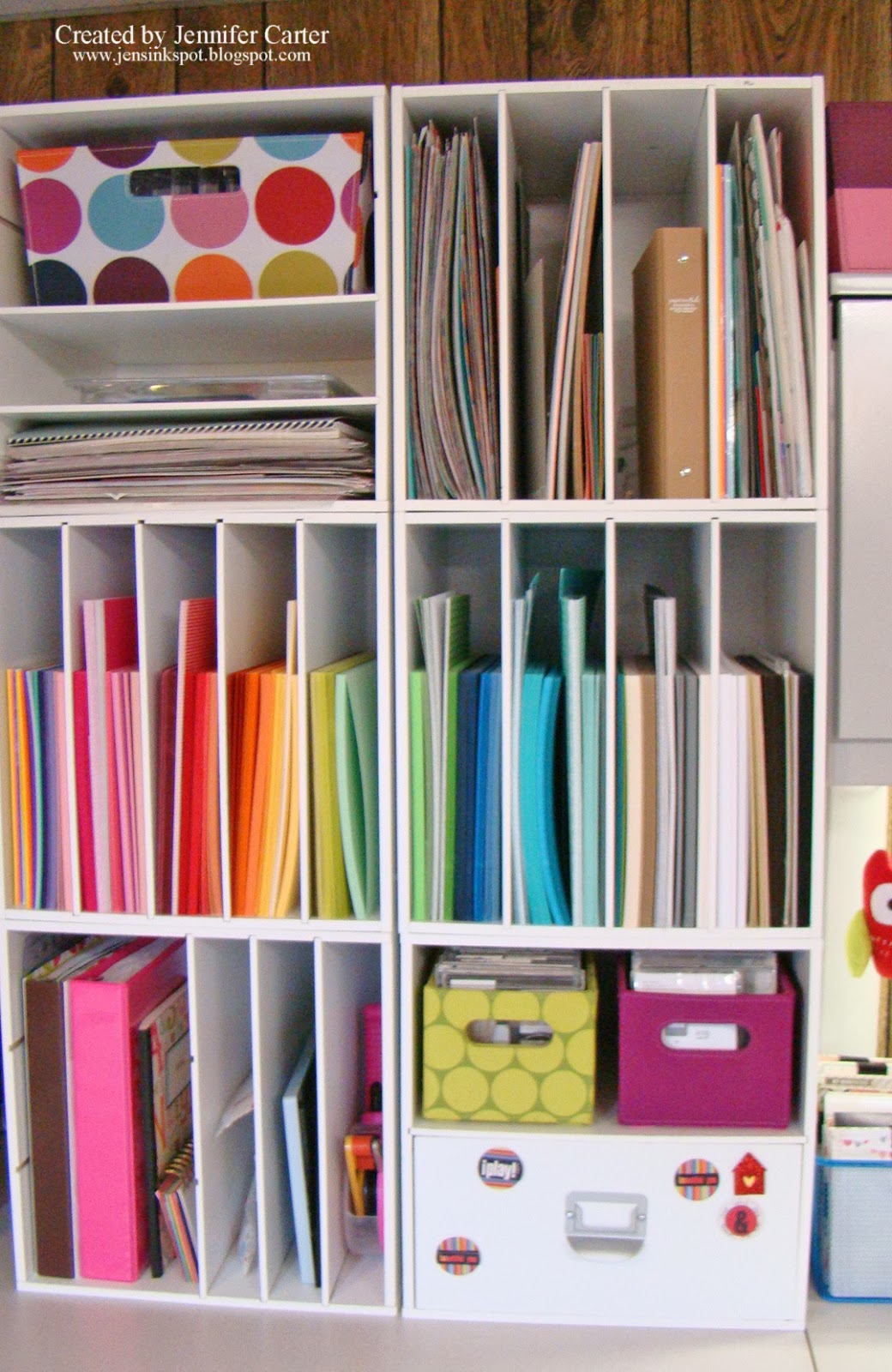 Jen's Ink Spot: Easy Valentines & My New Crafty Space